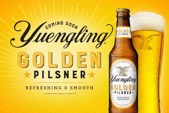 Yuengling Celebrates Release of Golden Pilsner - Bar Business