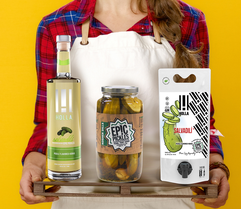Holla Spirits Launches Pickle-flavored Vodka - Bar Business